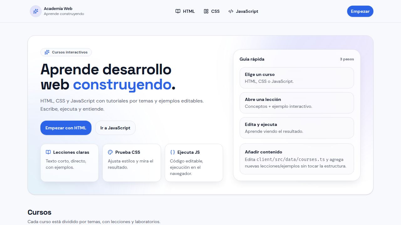Glosario general | Aprende desarrollo web
